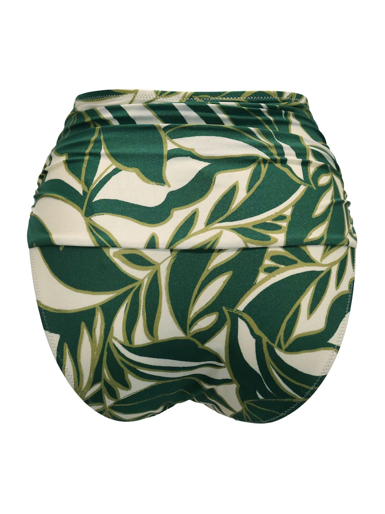 Slonovača/Zelena tropska - Pour Moi Samoa Bikini Bottoms