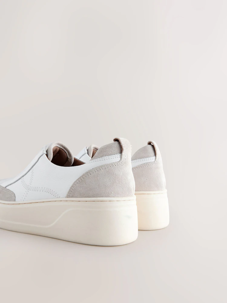 Belo - Slip On Signature Leather Cipele sa punom petom Platform Trainers