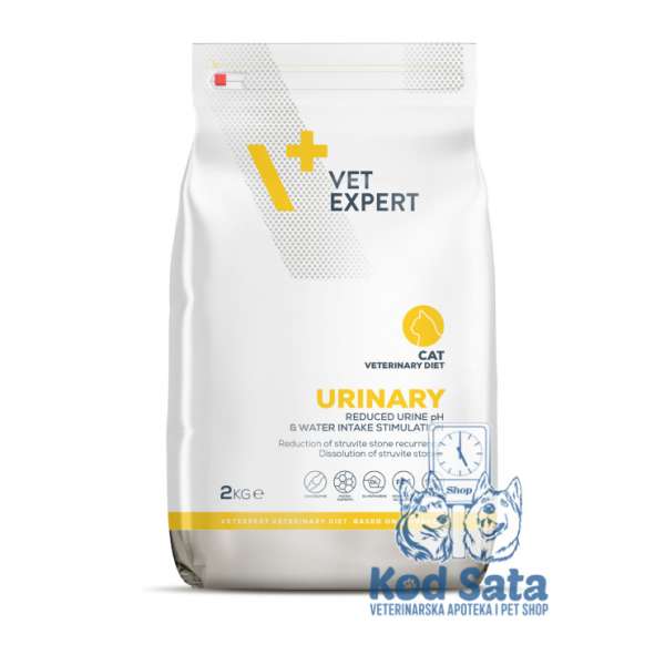 Vet Expert Urinary, Vet. Hrana Za Mačke Za Negu Urinarnog Trakta 2kg