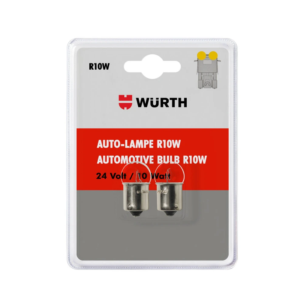 Sijalica R10W - 24V - 10W - BA15S, Blister 2 kom