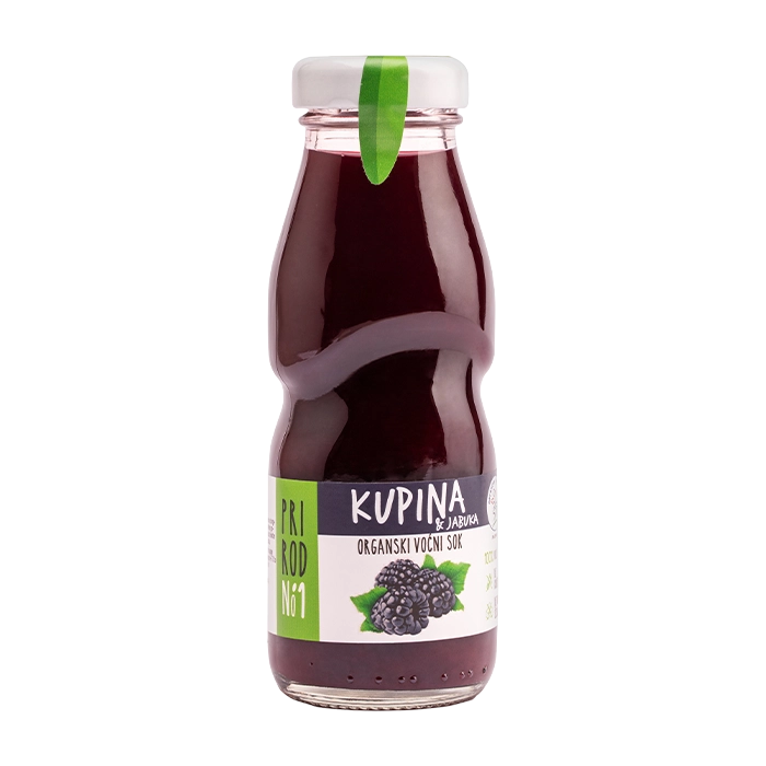 Organski voćni sok kupina jabuka 200ml