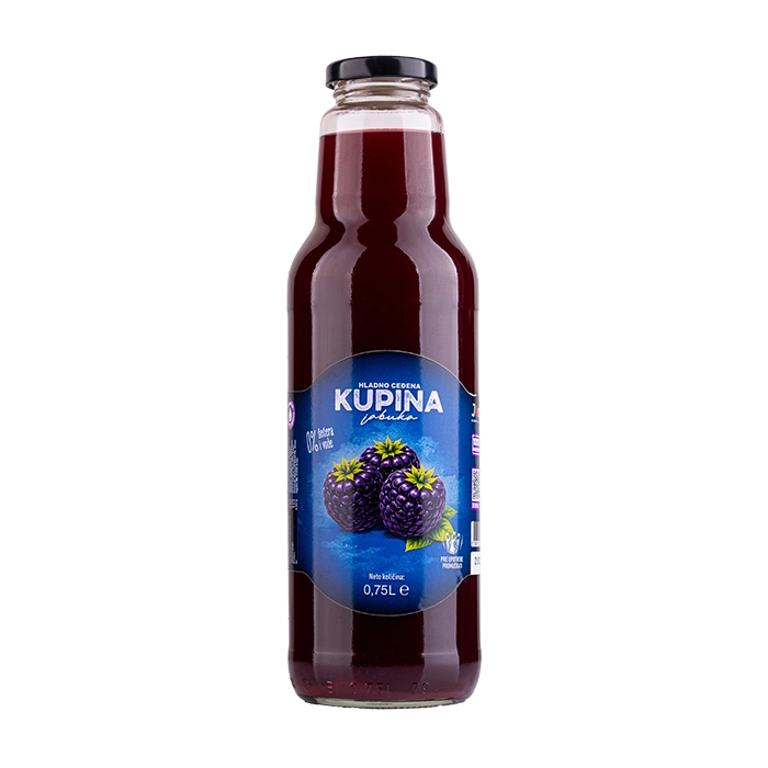 Hladno ceđeni sok kupina jabuka 750ml