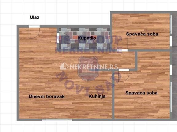 USKORO USELJIV dvoiposoban stan odličnog rasporeda na lepoj mirnoj lokaciji