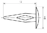 FR ELECTROLUX AEG ZANUSSI PVC SPOJKA MASKE 2063004002 - 2063004002