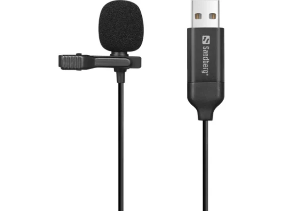 Sandberg USB streamer mikrofon Clip 126-40