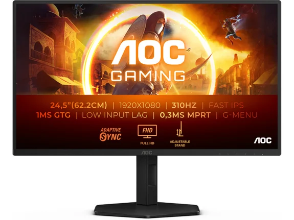 AOC Gaming monitor 24.5 inča 25G4SXU FHD 1920x1080 Fast IPS 310 Hz