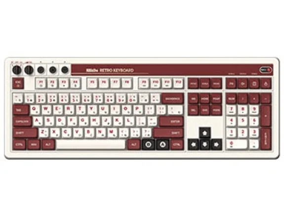 8BitDo Mehanička Tastatura 108 Fami Ed.