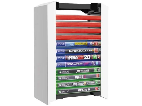 Stalak za diskove DOBE TP5-0520 PS4/ PS5 beli