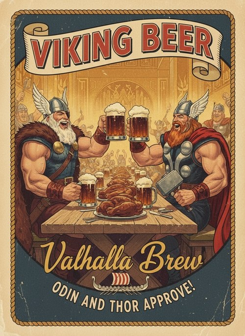 Odin and Thor Approve - Viking Beer