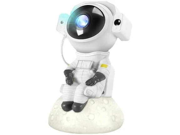 Lampa astronaut sa projektorom zvezdanog neba i bluetooth zvucnikom