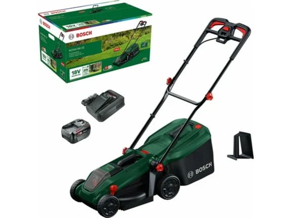 Bosch Akumulatorska kosilica za travu Rotak 18V-32 18V 32cm 4Ah 35l