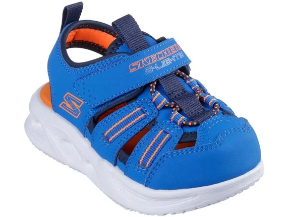 Skechers Sandale za dečake Sola Glow 407033N-BLNV
