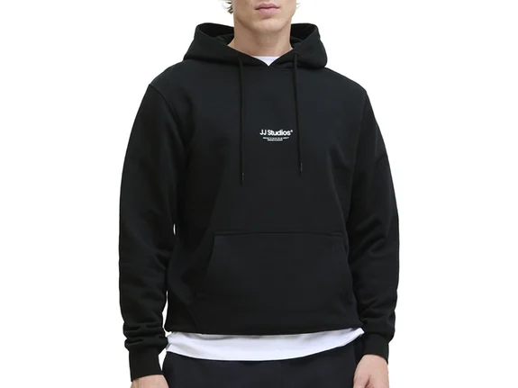 Jack & Jones Muška dukserica Jjesoho Sweat Hood Noos 12278789-BLACK