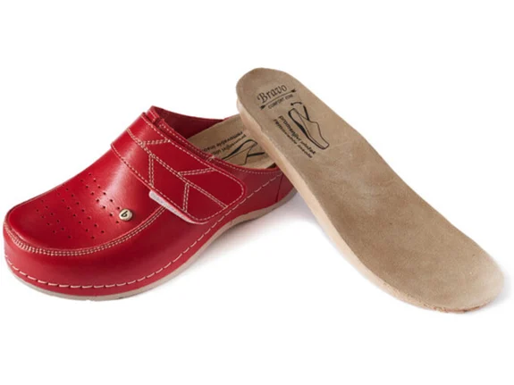 Bravo Comfort Scandinavian Crvena klompa
