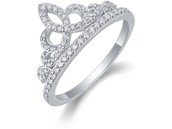 Luxoria Moissanite Lumiere La Reina Oscura Moissanite Prsten 60 Moissanite