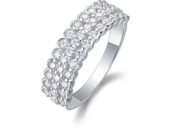 Luxoria Moissanite Lumiere The Champagne Lace Moissanite Prsten 42 Moissanite