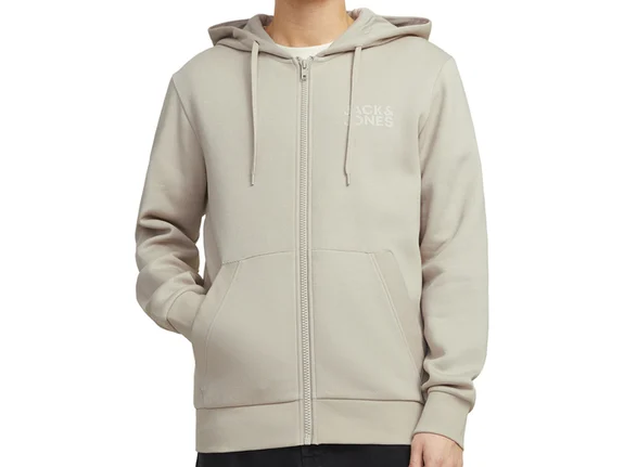 Jack & Jones Muška jakna Jjecorp Logo Sweat Zip Hood Noos 12265177-MOONBEA