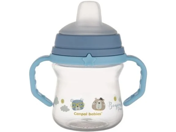 Canpol Babies Šolja bonjour Paris sa silikonskim kljunom 150ml 56/612