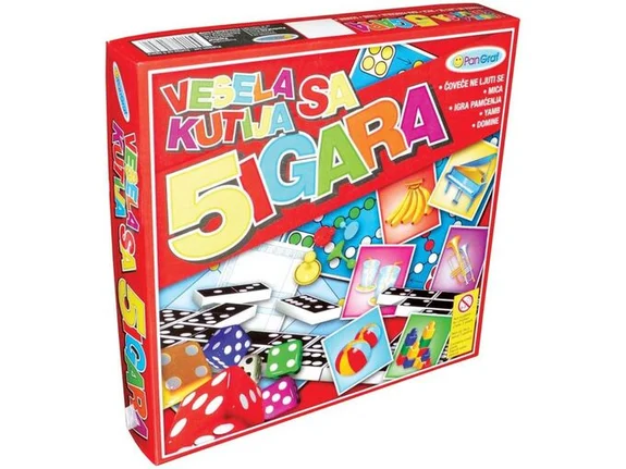PanGraf Vesela kutija sa 5 igara