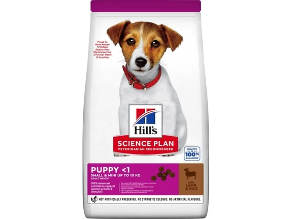 Hills Science Plan Hrana za pse sa jagnjetinom i pirinčem Small & Mini Puppy 1,5kg