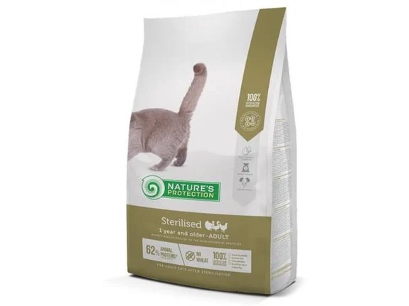 Nature's Protection Super Premium Hrana za mačke Adult Sterilised Živina 7kg