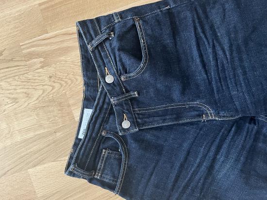 Zara nove asimetricne farmerke navy blue