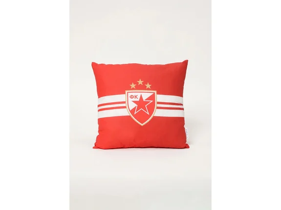 Crvena Zvezda Ukrasni jastuk 40X40 Pruga