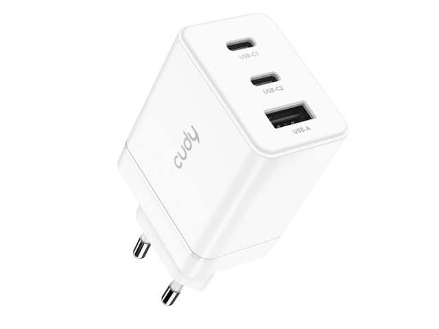 Cudy CH67_EU Brzi punjac za telefone i tablete 2xUSB-C/1XUSB-A, 67W