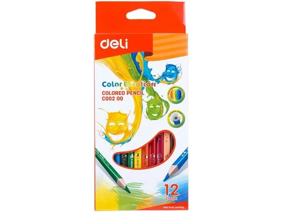 Deli Drvene bojice 12 Color Emotion