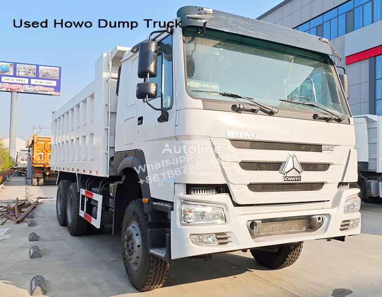 Howo 6x4 Used Dump Truck For Sale in Ghana kiper