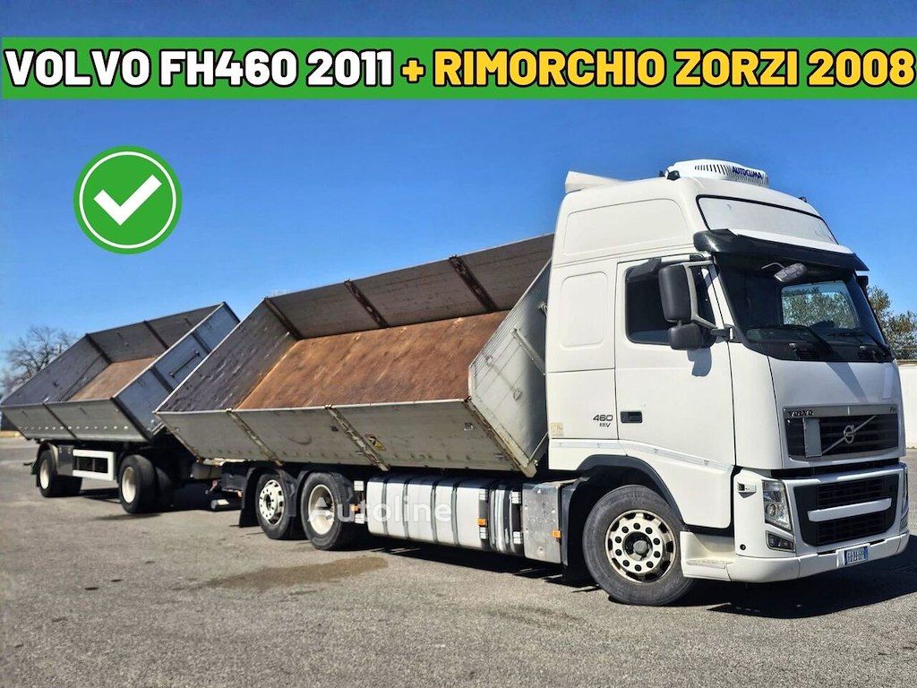 Volvo FH 460 kiper + prikolica kiper