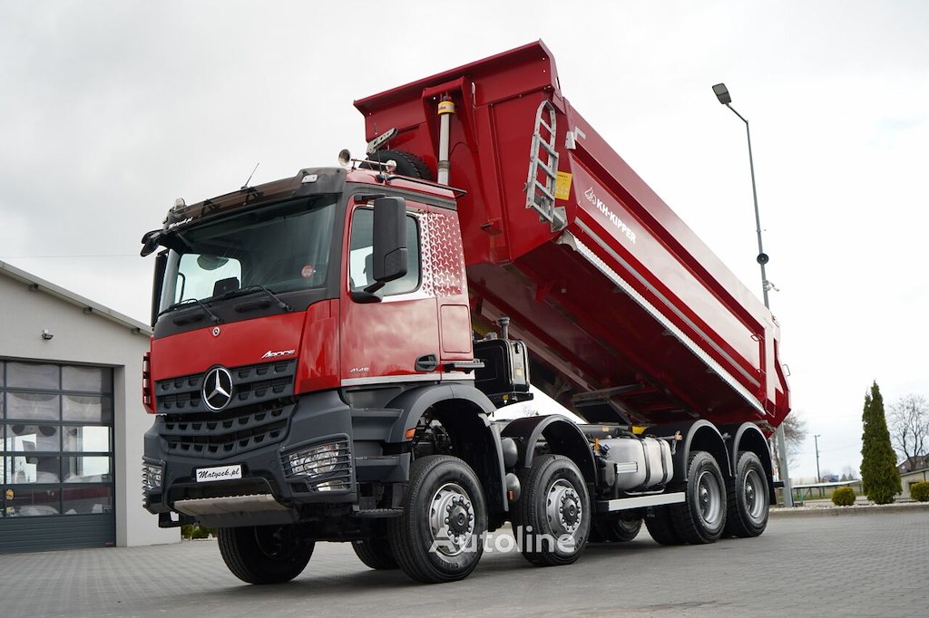 Mercedes-Benz AROCS 4145 / 8x8 / WYWROTKA TYLNOZSYPOWA / KH KIPPER / MANUAL / kiper