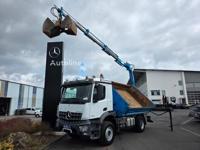 Mercedes-Benz Arocs 1832 KK 4x2 Kran MKG HLK 116 A3 Funk kiper