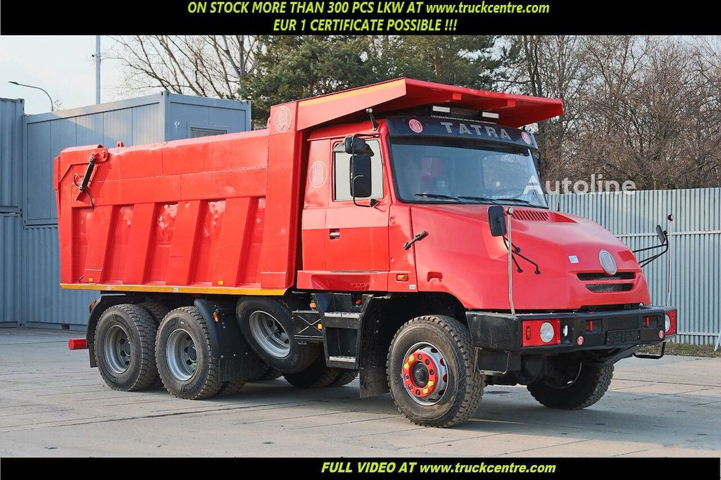 Tatra JAMAL 163-360, ROLL OFF TIPPER, 6x6, HARDOX kiper