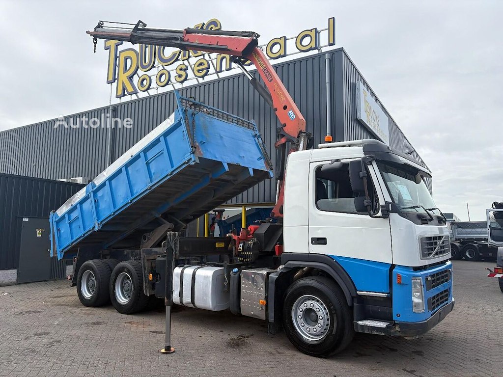 Volvo FM 440 + PALFINGER PK15002 + 6X4 + MANUAL + TIPPER kiper