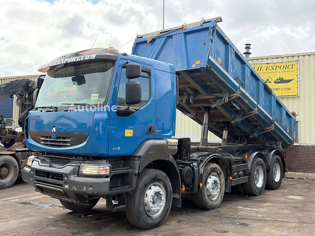 Renault Kerax 460 DXI 8x4 Euro 5 Kipper Meiler Boardmatic Manual Gearbox kiper
