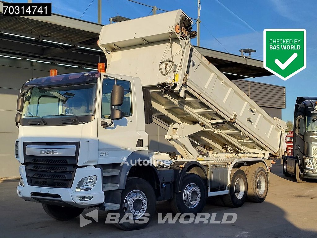 DAF CF 510 8X4 12m3 2-side tipper Big-Axle steelsuspension Retarder kiper