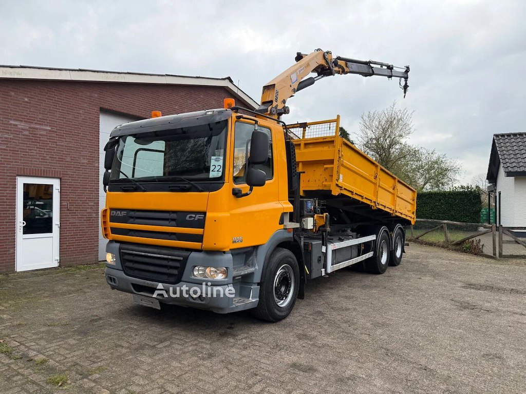 DAF CF 85.410 / 6X4 / WAF Kipper / HMF 1720 K3 / Euro5 kiper