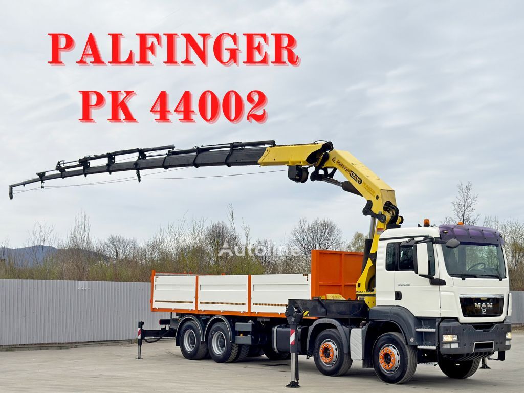 MAN TGS 35.360*PRITSCHE 7,15m * PK 44002 / FUNK *8x4 kamion s ravnom platformom
