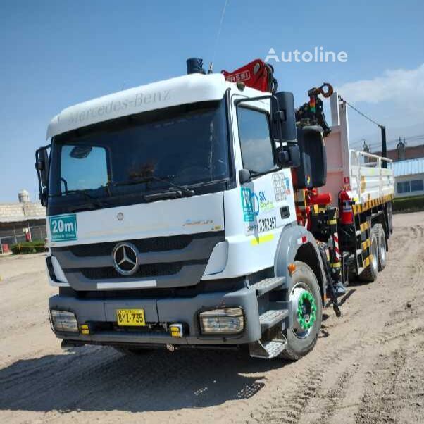 Mercedes-Benz AXOR 3131/48 GRUA kamion s ravnom platformom
