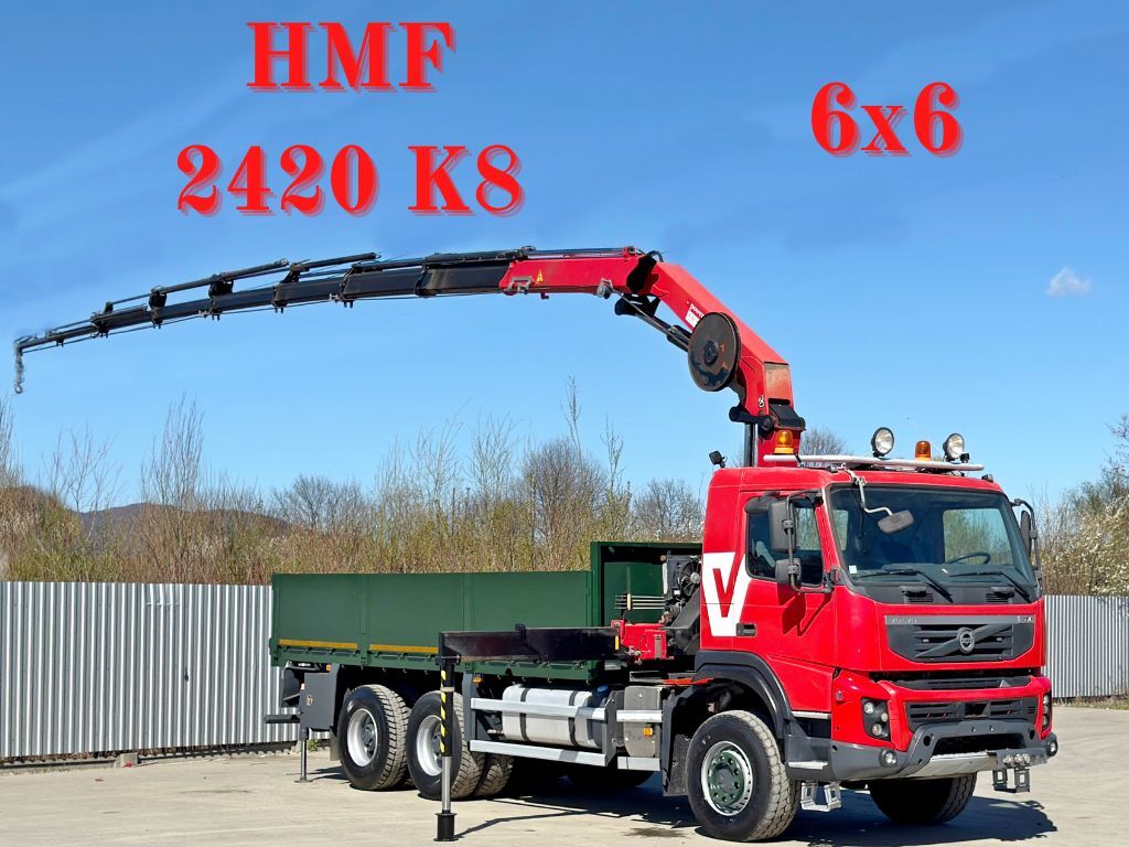 Volvo FMX 420 kamion s ravnom platformom