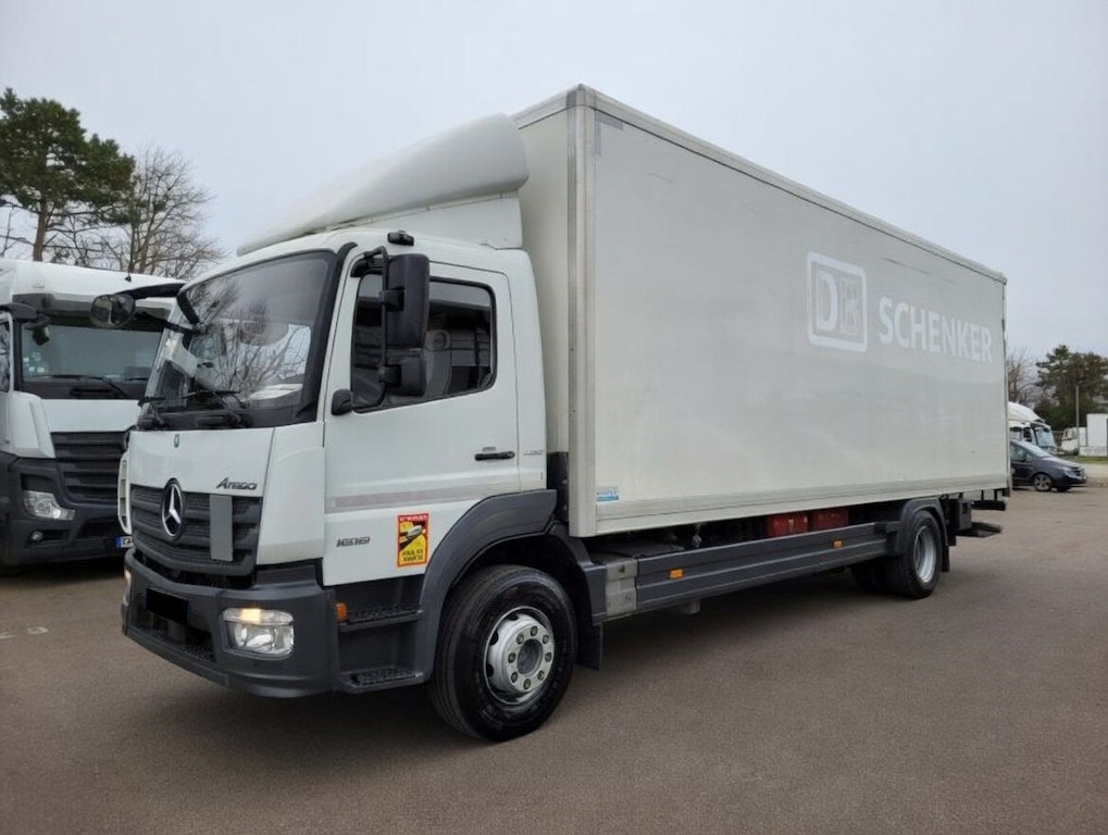 Mercedes-Benz Atego 1618 NL box truck+Tail lift kamion furgon