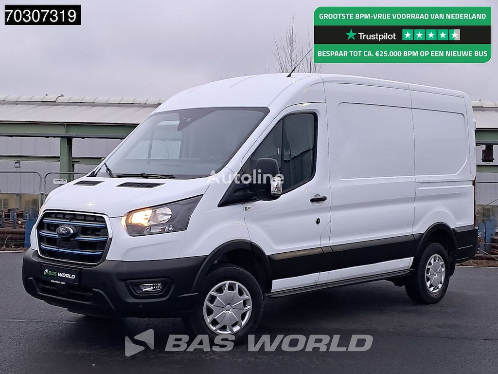 Ford e-Transit Elektrisch 68kWh 317km WLTP L2H2 Navi Airco Cruise Par laki furgon