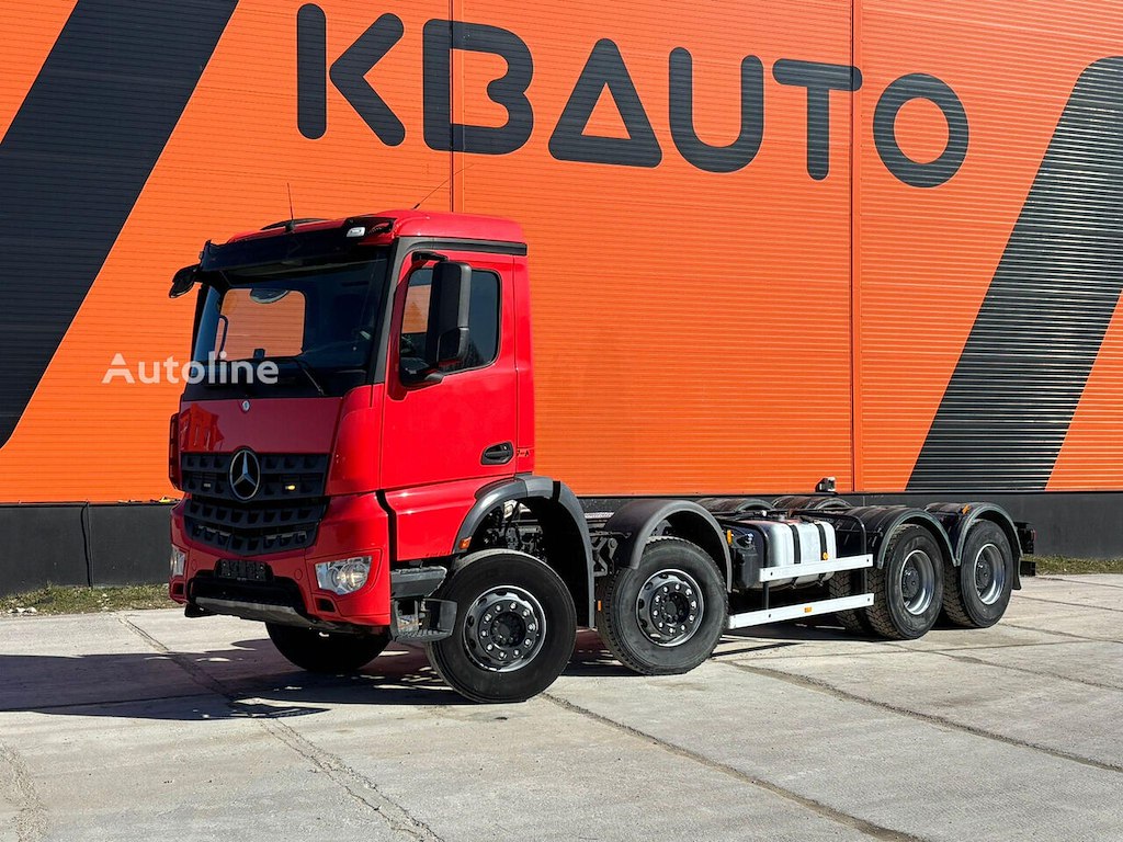 Mercedes-Benz Arocs 4142 8x4 PTO / FULL STEEL / CHASSIS L=7350 mm kamion šasija