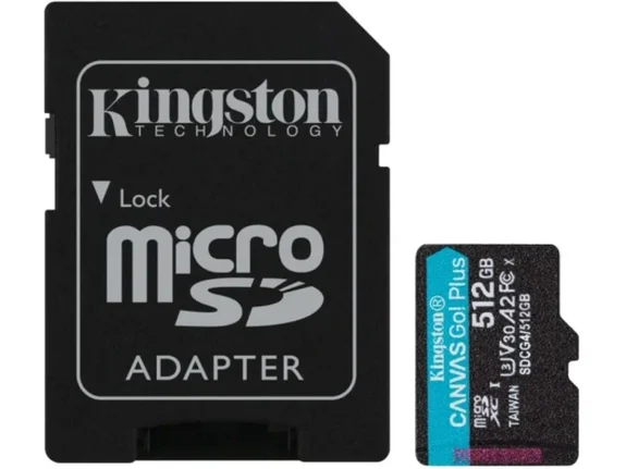 Kingston SD kartica Canvas Go! Plus 512GB 200MB/s