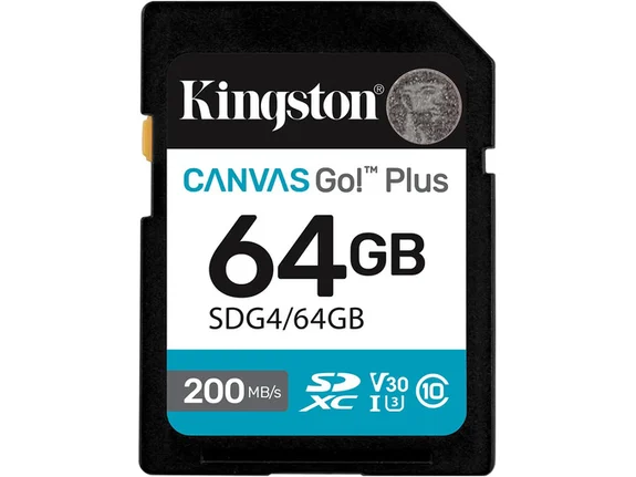 Kingston SD kartica SDG4/64GB 64GB 200MB/s