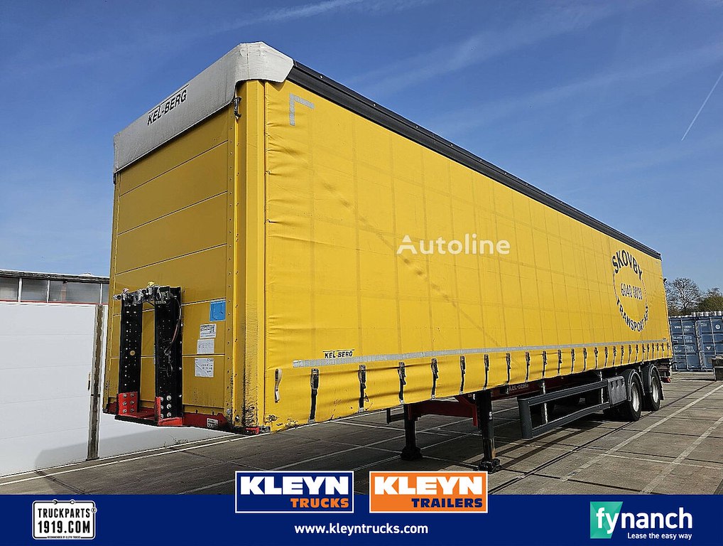 System Trailers KELBERG PRSH20 TRI 2 AXLE STEERING LIFT poluprikolica sa kliznom ceradom