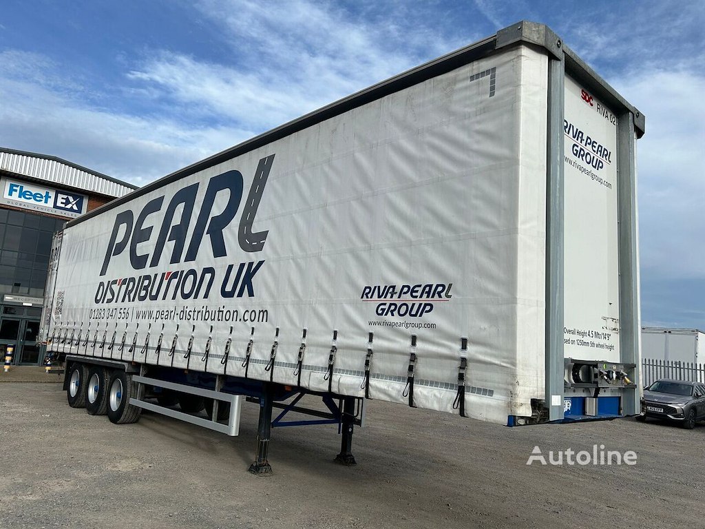 SDC 13.7M TRIAXLE 4.5M CURTAINSIDE TRAILER 2023 C599616 poluprikolica sa kliznom ceradom