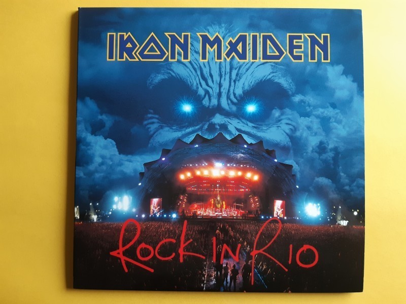 LP*** IRON MAIDEN - ROCK IN RIO *** 3 TOP LP --RETKO--