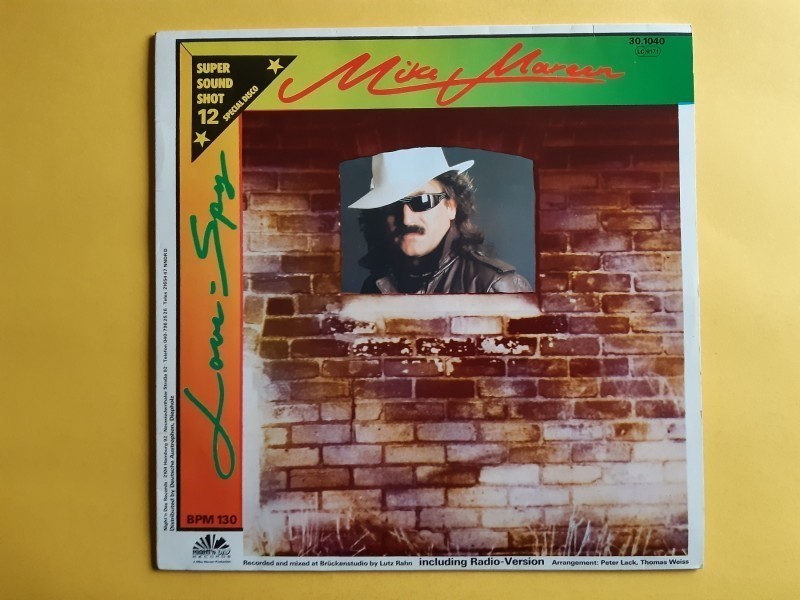 MAXI*** MIKE MAREEN - LOVE SPY **** 1986 GERMANY
